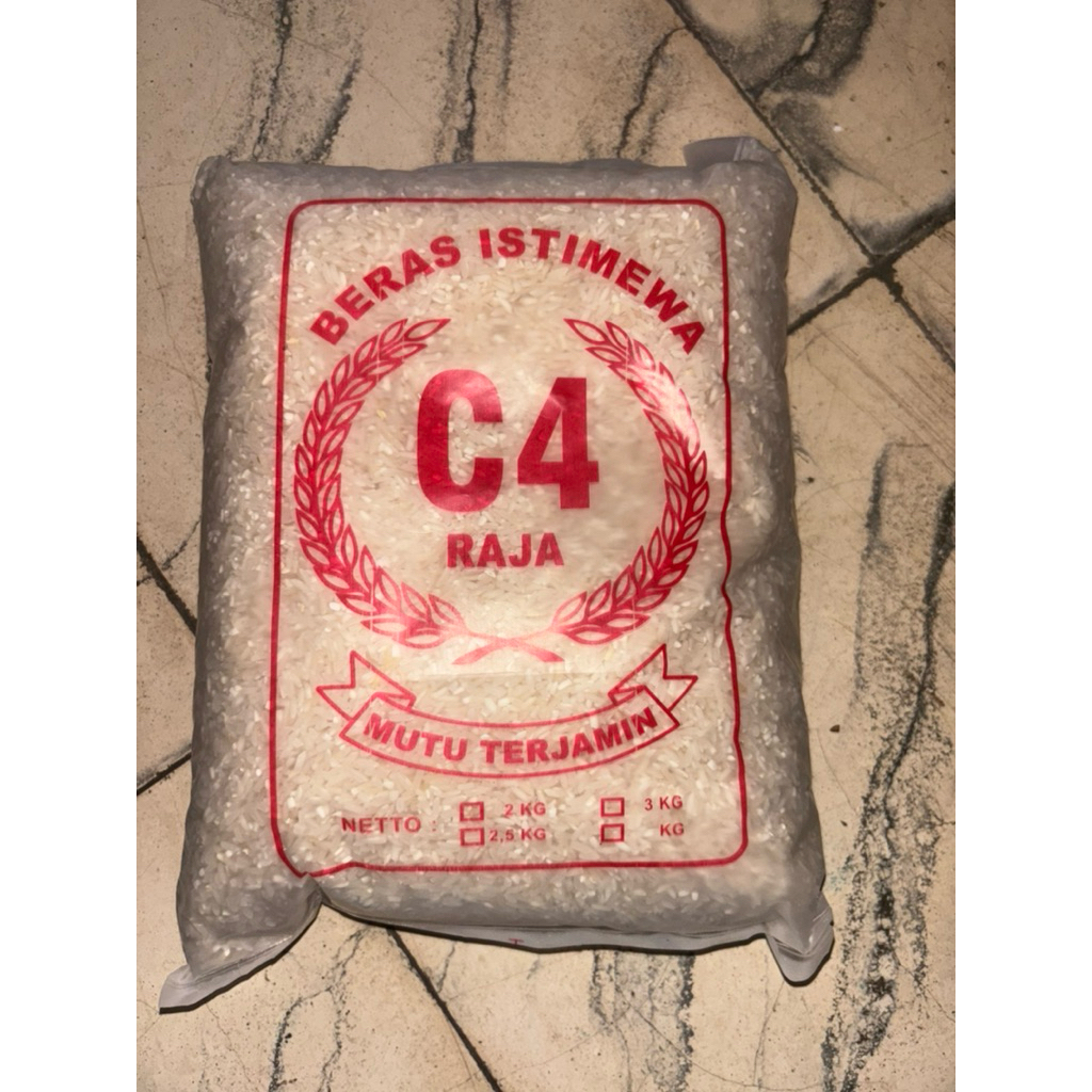 Jual Beras Selepan Pulen C4 Raja Merah 3 Kiloan | Shopee Indonesia