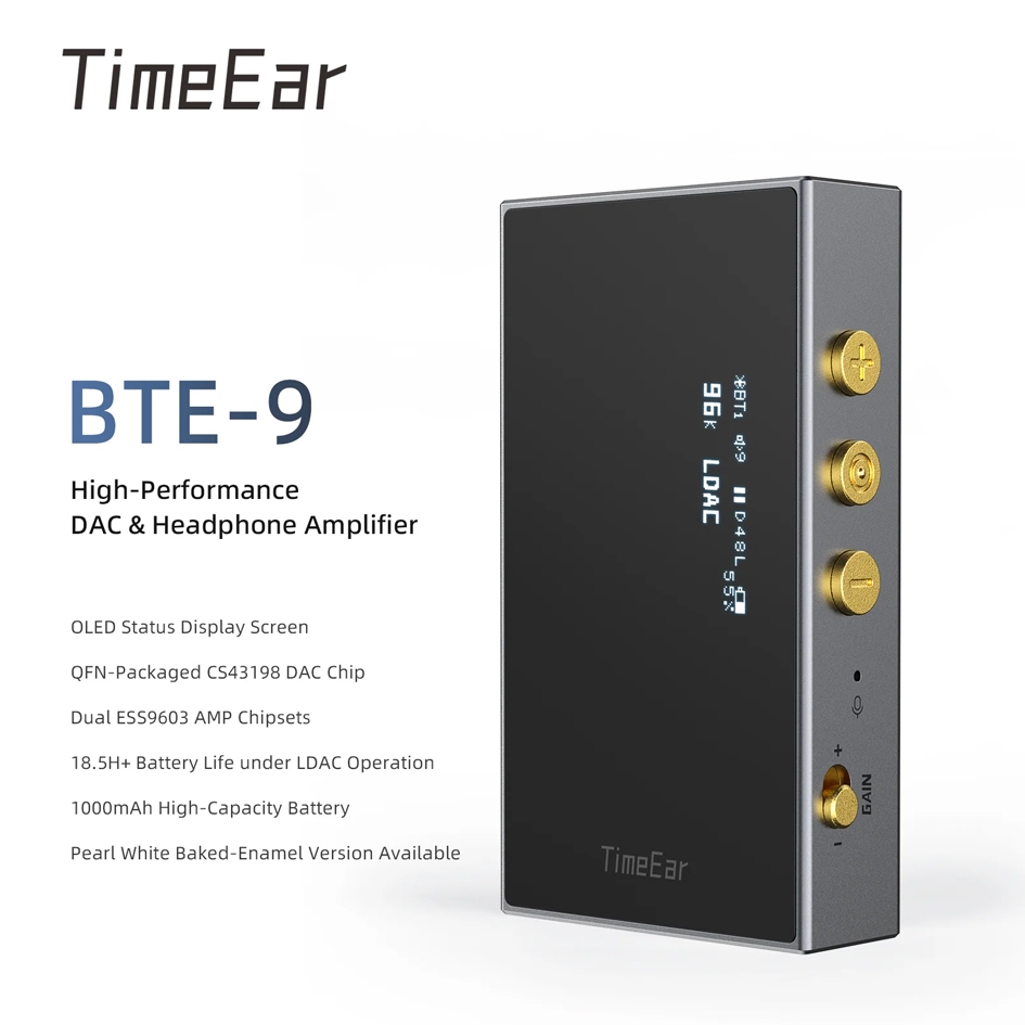 Jual TimeEar BTE-9 Dongle DAC CS43198 Chip + Dual ESS9603 Amplifier ...