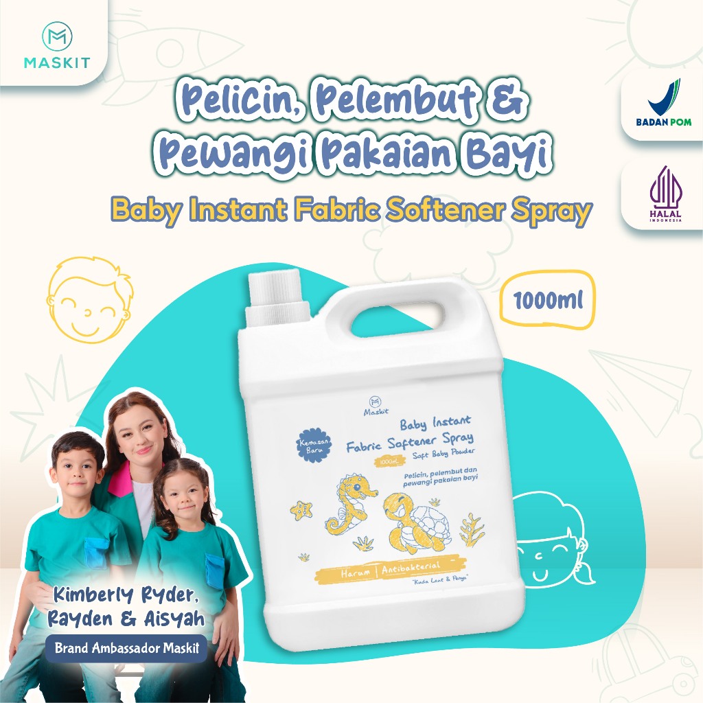 Jual Baby Fabric Softener Spray - JERIGEN 1L - Pelembut Pewangi Setrika ...