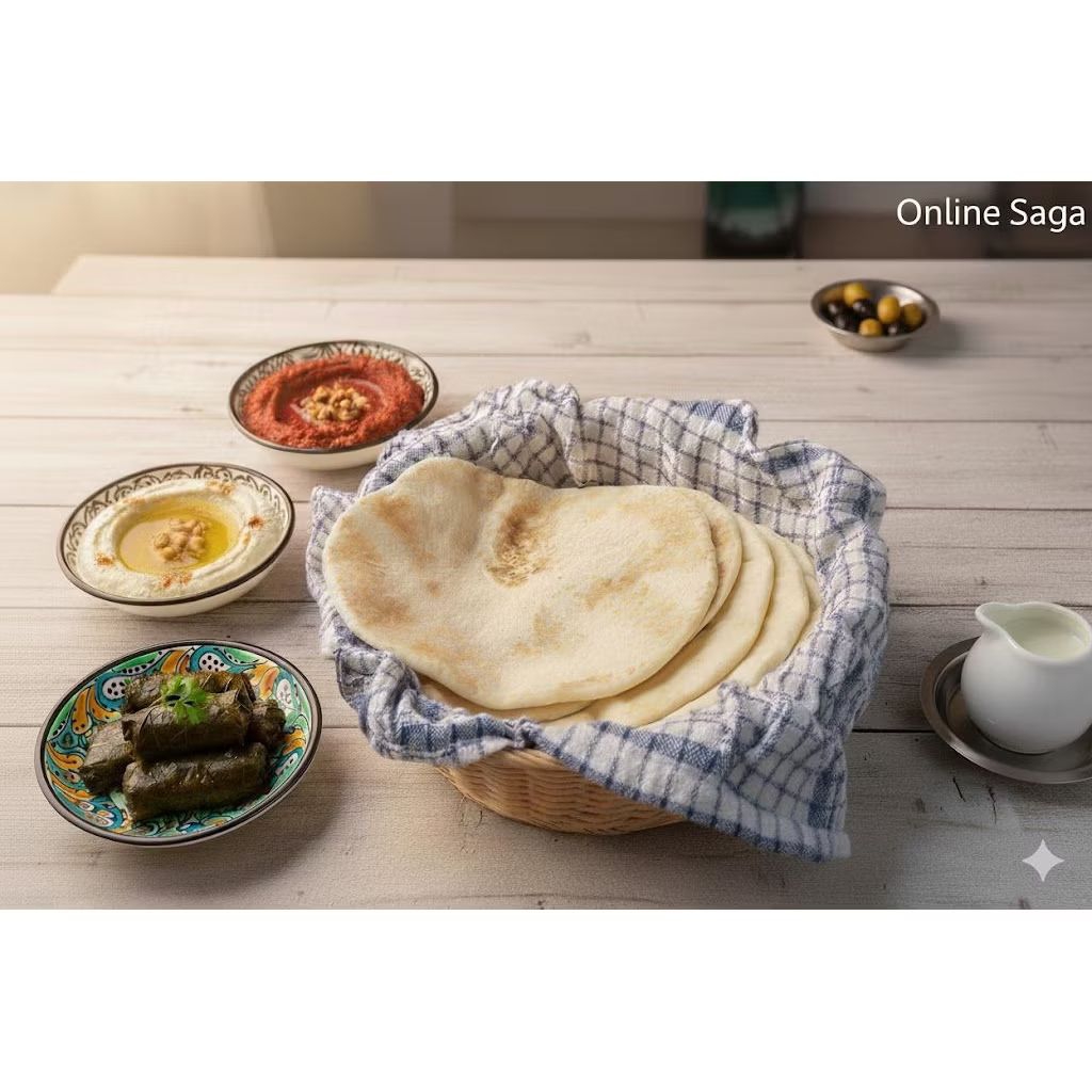 Jual Roti khubuz Arab || Roti Tamis Arab isi 5 Pcs UKURAN 18 cm ...