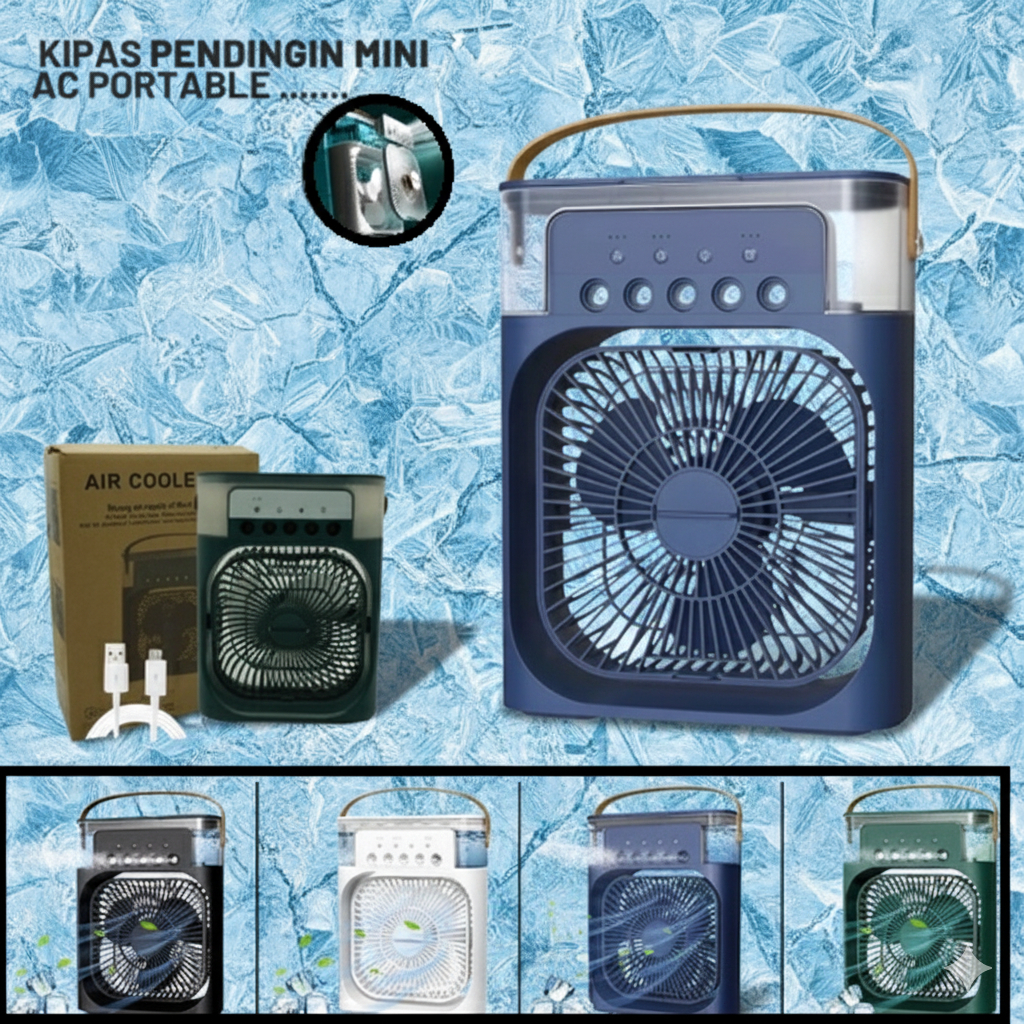 Jual Kipas Angin Spray Portable AC Pendingin Ruangan Mini AC Cooler ...