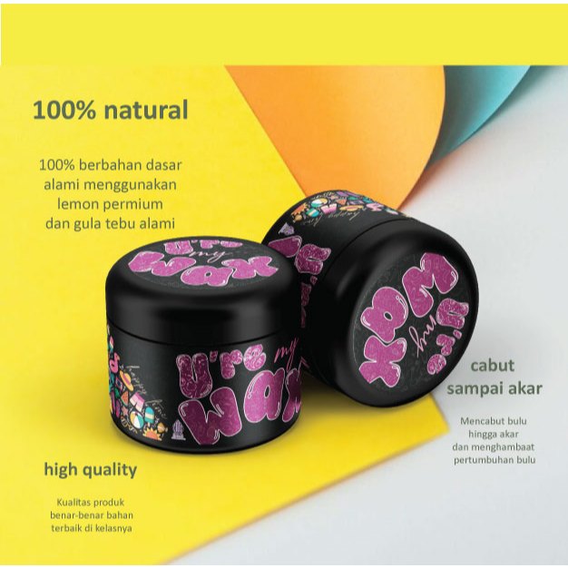 Jual ORIGINAL YOU ARE MY WAX BLACK 450gram Sugar wax you us450 gram ...