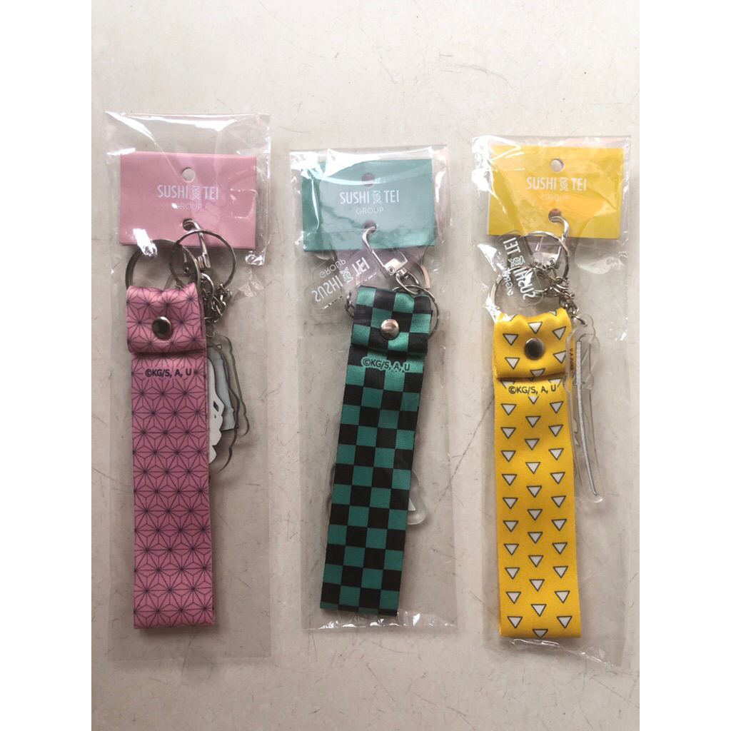 Jual Keychain Demon Slayer x Tom Sushi - Nezuko Tanjiro Zenitsu ...