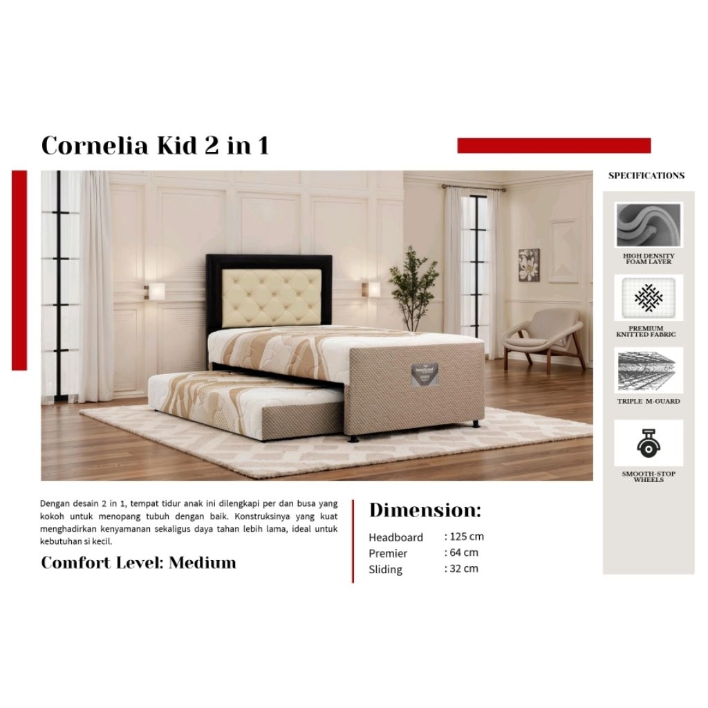 Jual Bed dorong Smartland by Modis type Cornelia Kids atau type Davinci ...