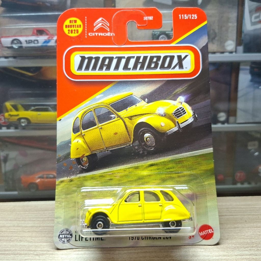 Jual Matchbox 1970 Citroen 2CV Yellow - 93BF - Matchbox Original ...