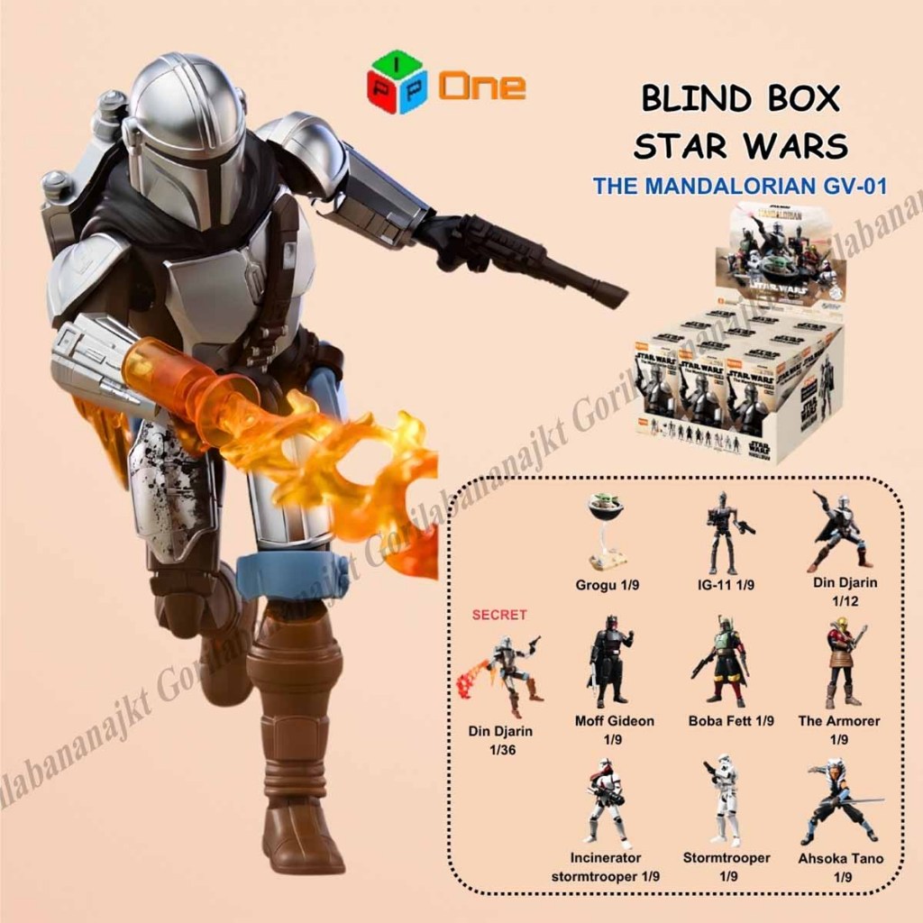 Jual Blokees Star Wars The Mandalorian Series GV01 Action figures Blind ...