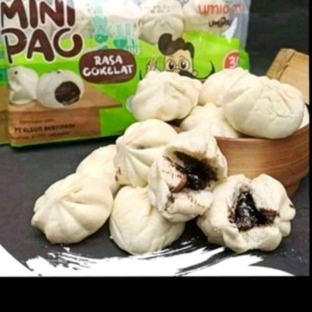 Jual Umiami Mini Pao 15 Biji Rasa Coklat Strawberry | Shopee Indonesia