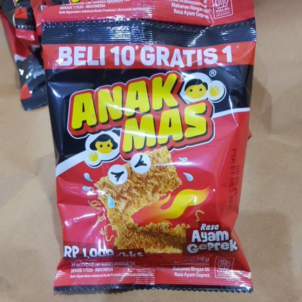 Jual anak mas snack mie rasa ayam geprek | Shopee Indonesia