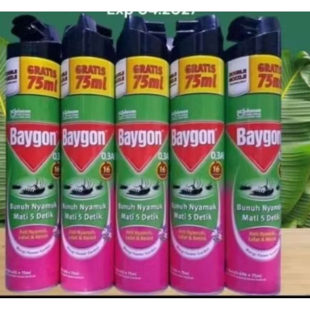 Jual Baygon Aerosol 600 +75 ml Promo murah | Shopee Indonesia