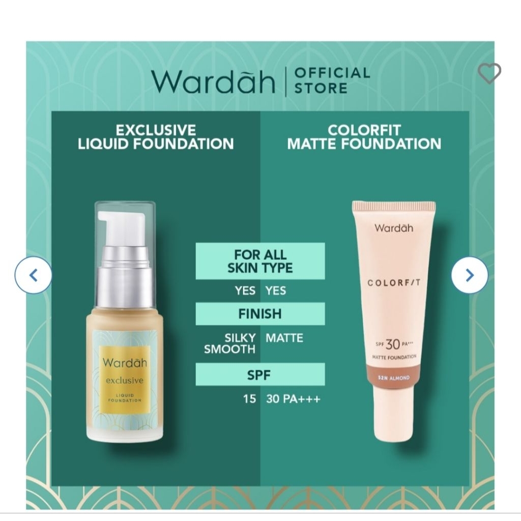 Jual Wardah Exclusive Liquid Foundation 20 ml | Shopee Indonesia