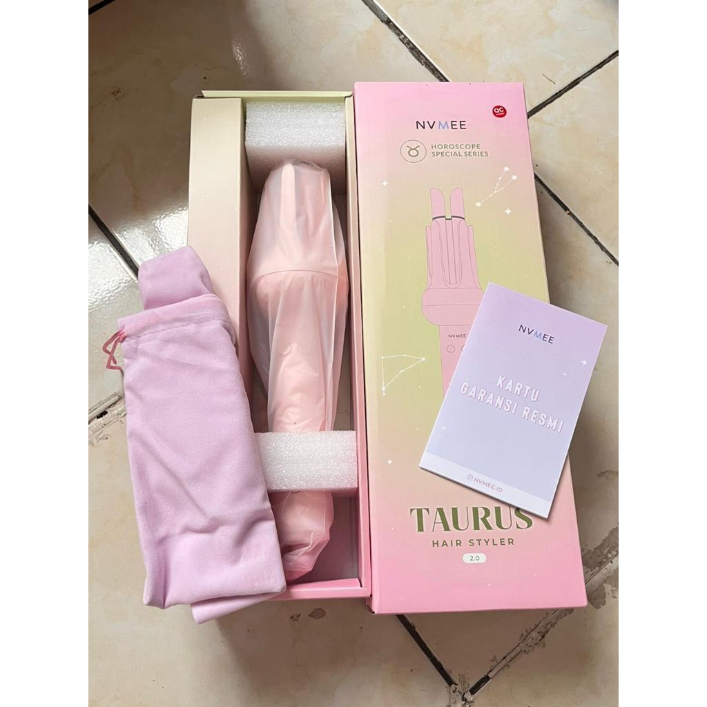 Jual NEW nvmee taurus pink v2 vol 2 catokan Curly catok curl otomatis 2 ...