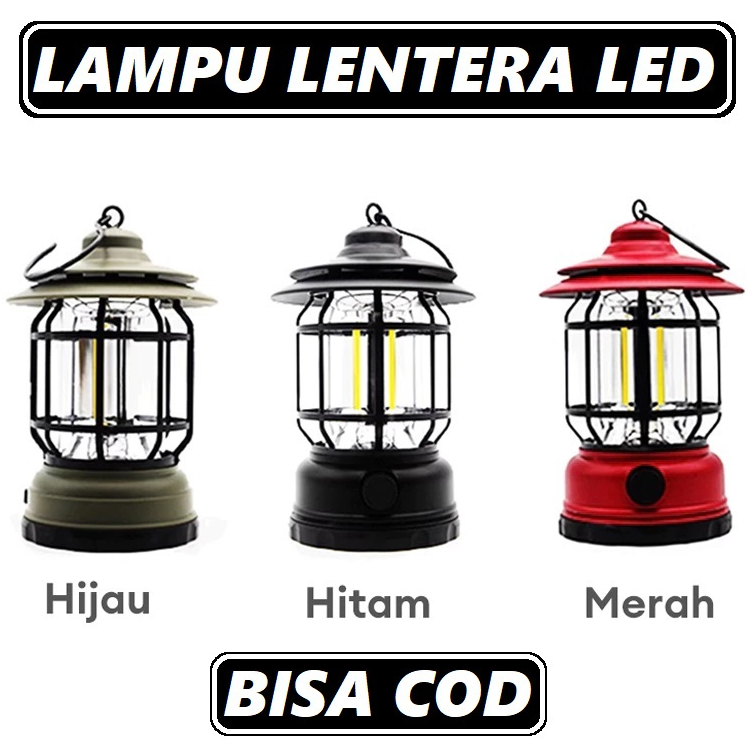 Jual Lampu Lentera LED Camping Lamp 3 COB Lampu Tenda Camping Emergency ...