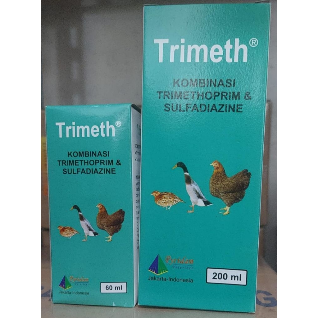 Jual TRIMETH (untuk mengobati mencret pada unggas dan anak babi ...
