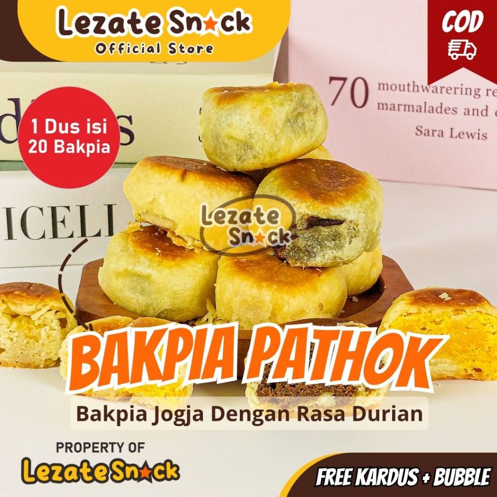 Jual Bakpia Pathok Asli Jogja isi 20 PCS Rasa Kacang Ijo Original ...