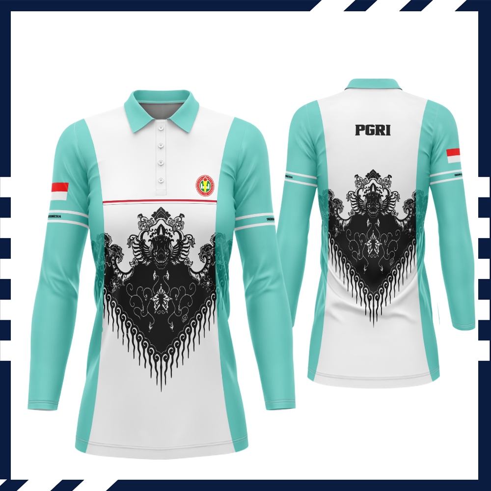 Jual Tunik PGRI / Jersey PGRI / Baju Guru PGRI Berkerah / Jersey ...
