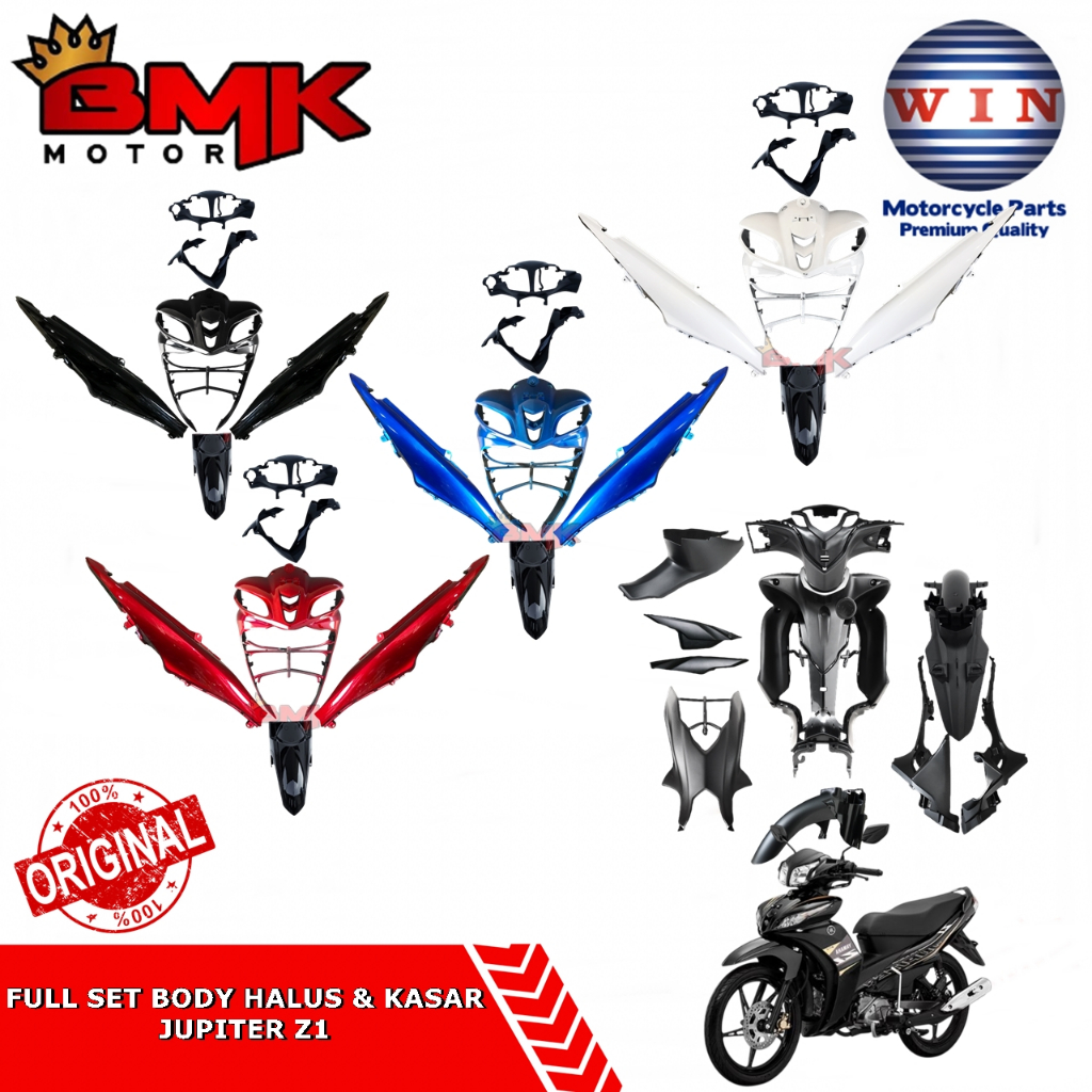 Jual Win Body Bodi Set Halus Dan Kasar Jupiter Z1 2012 2013 2014 Hitam ...