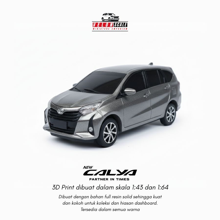 Jual VELONSCALE | Diecast Miniatur 3D Print Toyota Calya 2019 Skala 1: ...