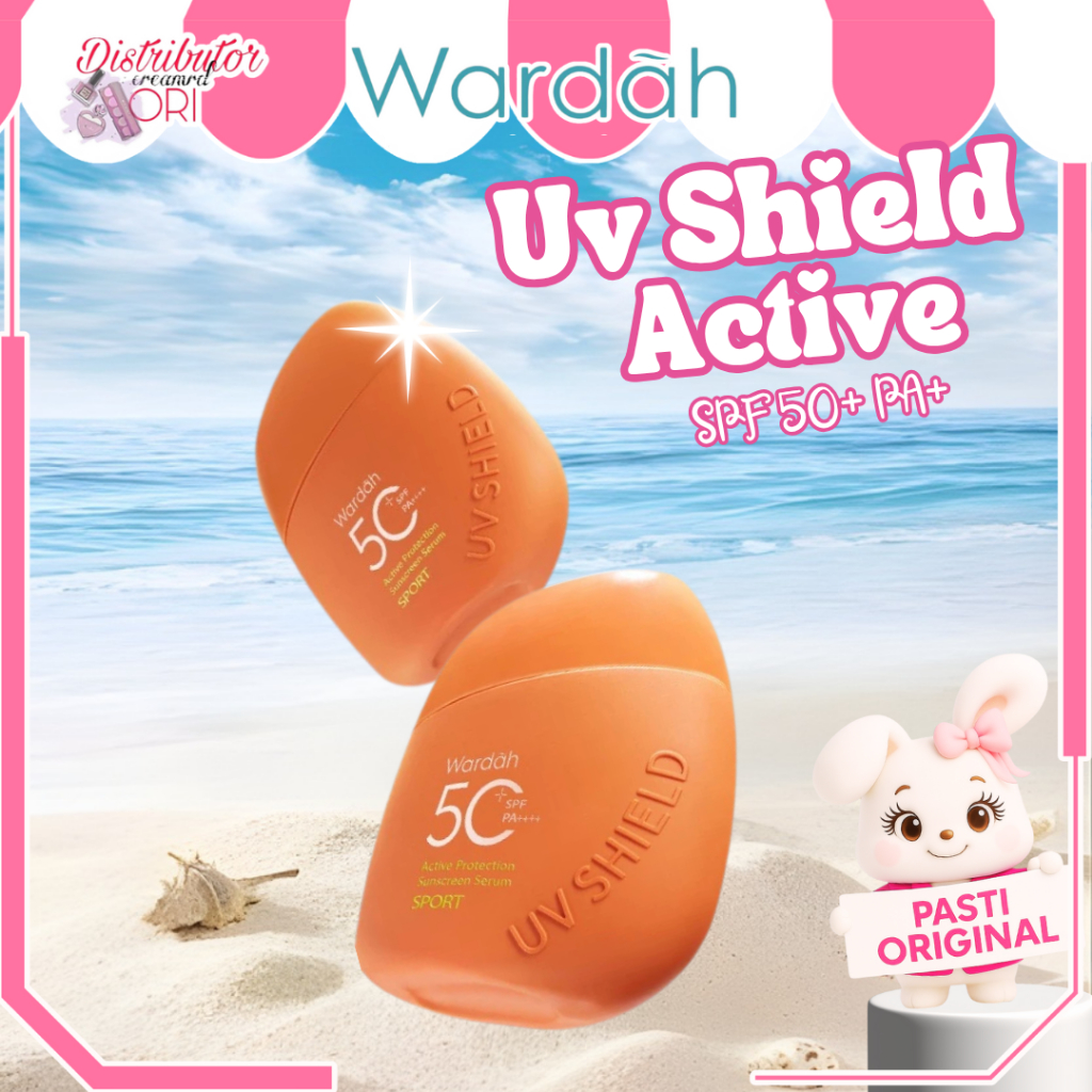 Jual Wardah UV Shield Active Protection Sunscreen Serum SPF 50+ PA ...
