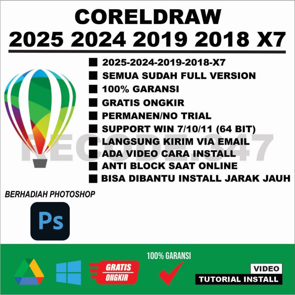 Jual Corel Draw 2025 2024 2019 2018 X7 | Shopee Indonesia