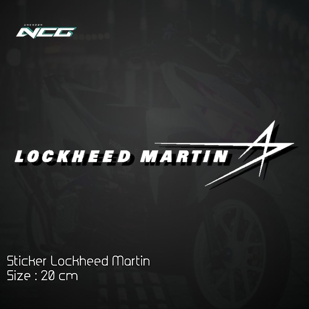 Jual Sticker Lockheed Martin Stiker Cutting Motor Keren | Shopee Indonesia