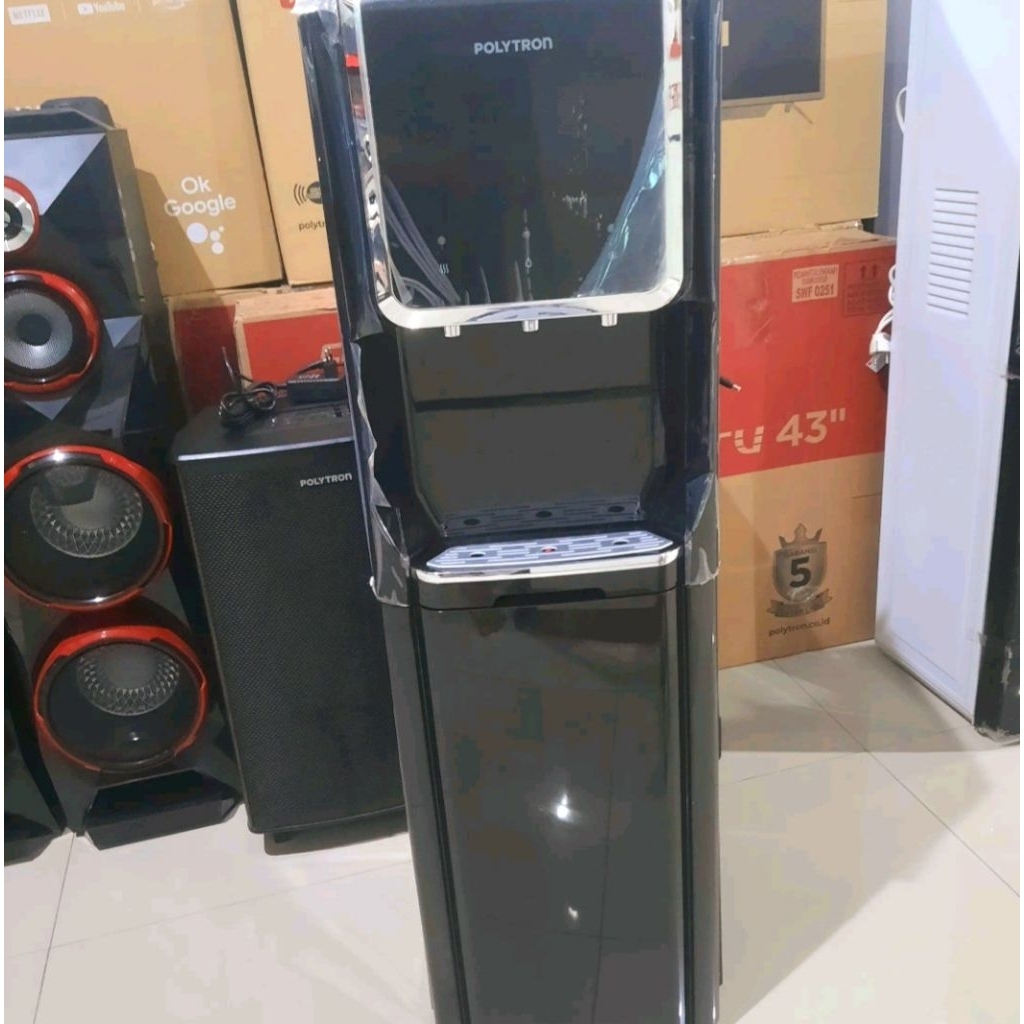 Jual DISPENSER AIR GALON BAWAH POLYTRON PWC 615X BS HITAM | Shopee ...