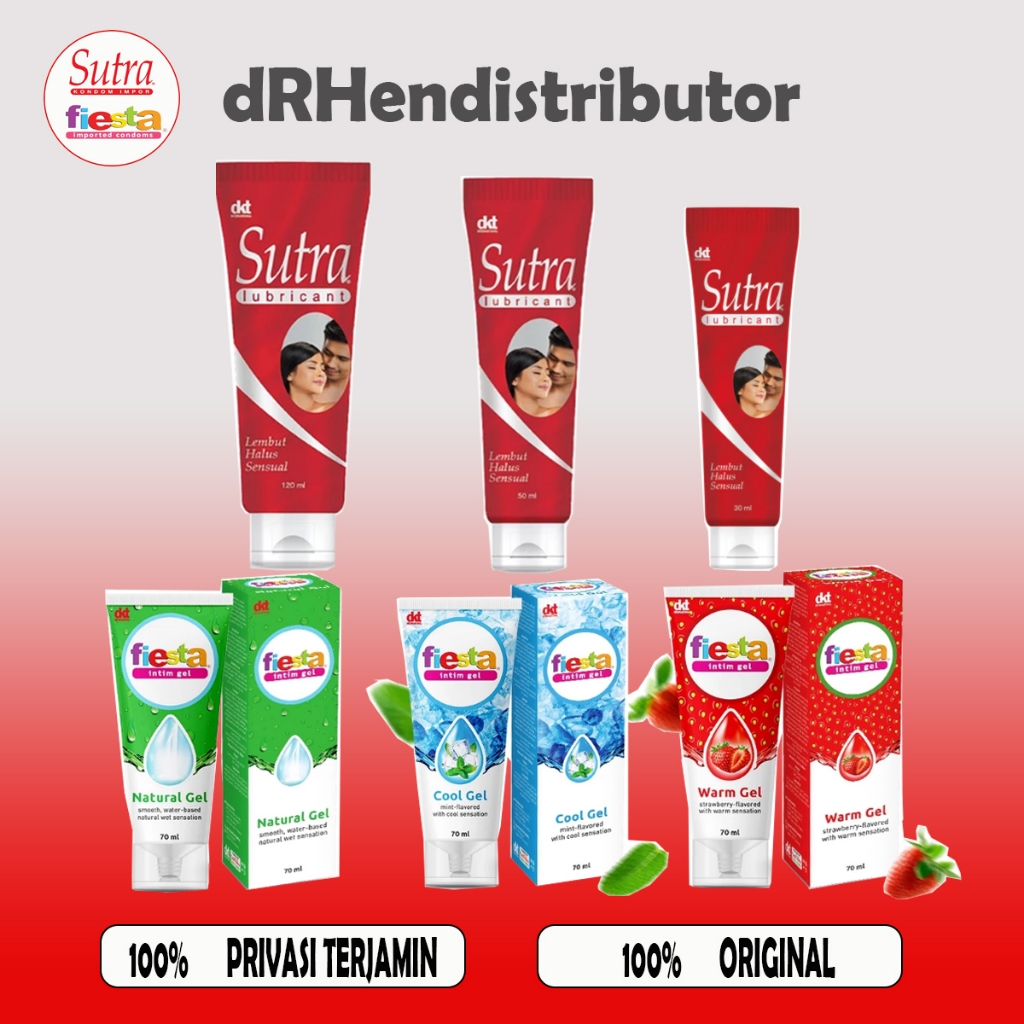 Jual Sutra Fiesta Lubricant Gel Berbagai Ukuran | Shopee Indonesia
