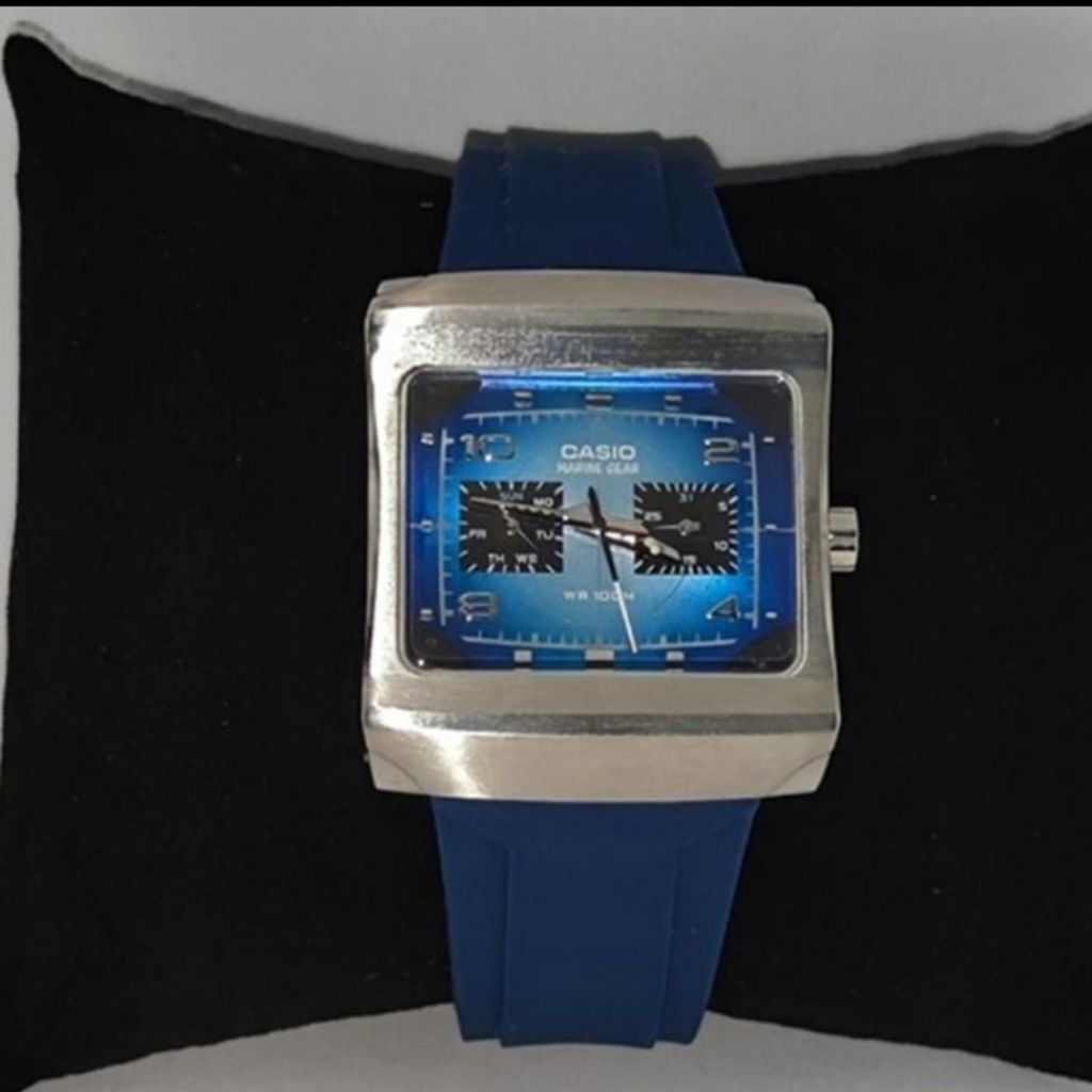Jual Jam Tangan Casio Vintage hombre MRP-300D-2A Marine Gear Blue dial ...