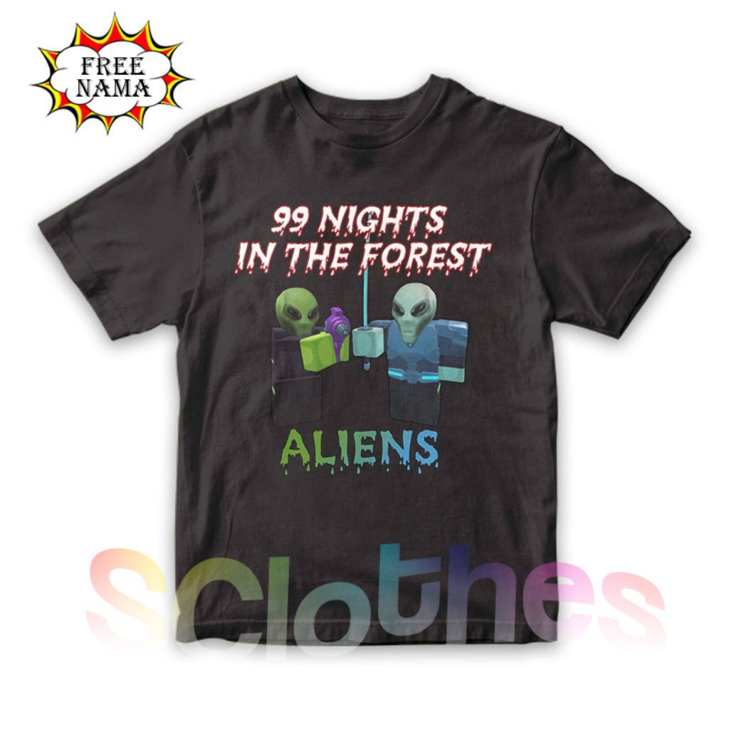 Jual Baju Atasan Anak 99 NIGHTS IN THE FOREST ROBLOX Unisex Kaos Anak ...