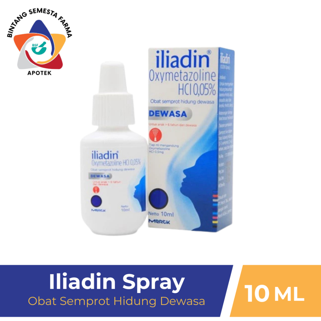Jual Iliadin Spray 10ml/ Obat Semprot Hidung Dewasa | Shopee Indonesia