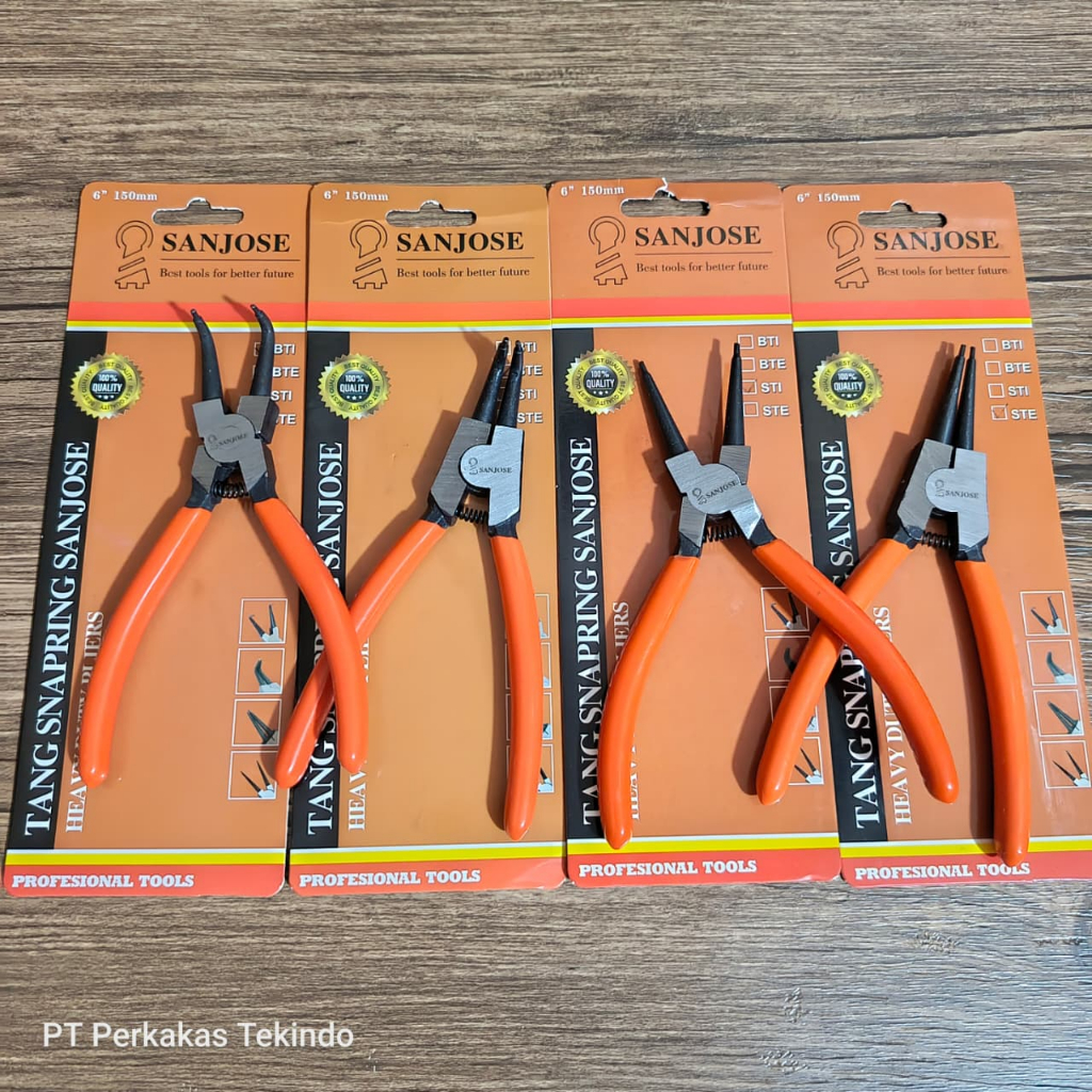 Jual Paket Tang Snepring Circlip Pliers 4 Pcs / Tang Sepi Lurus Tekan ...