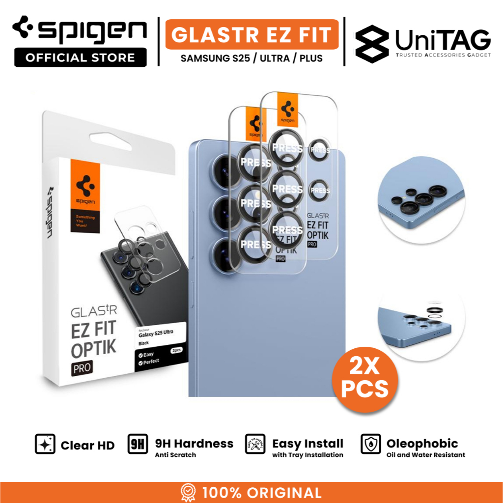 Jual SPIGEN Camera Lens Protector Samsung Galaxy S25 Ultra Plus GlastR ...