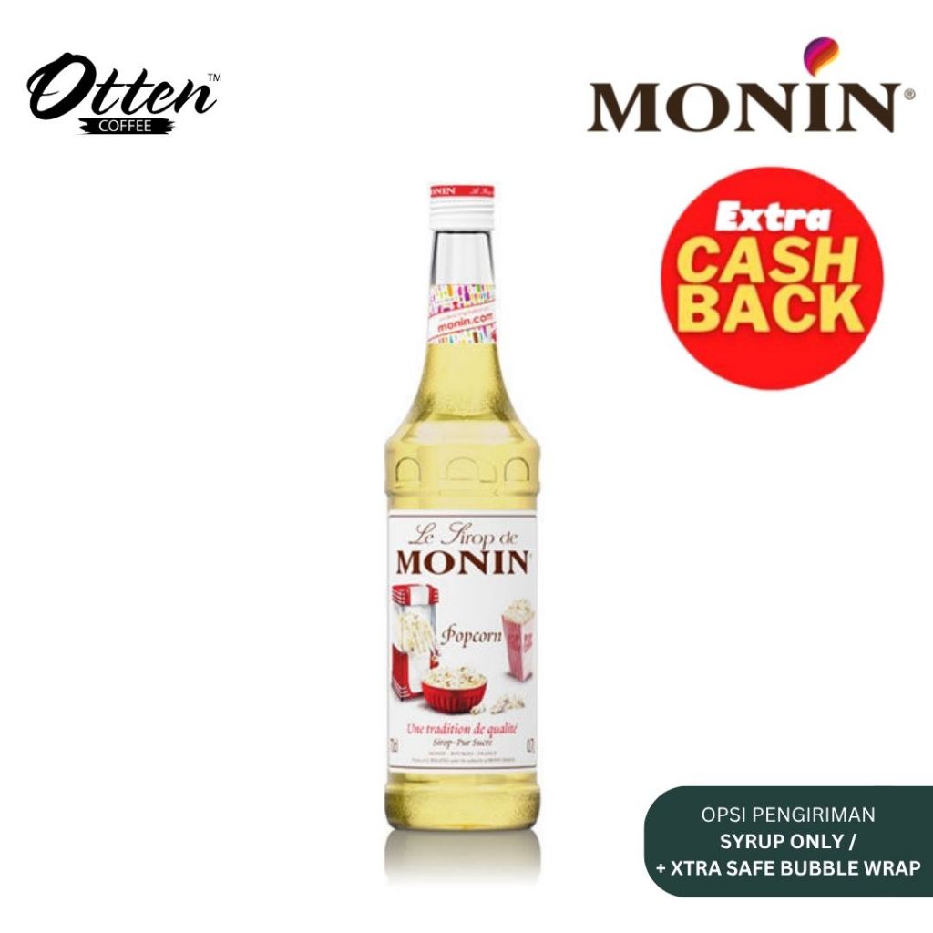 Jual Monin - Syrup Popcorn (700 ML) - Sirup Minuman Rasa Popcorn cocok ...