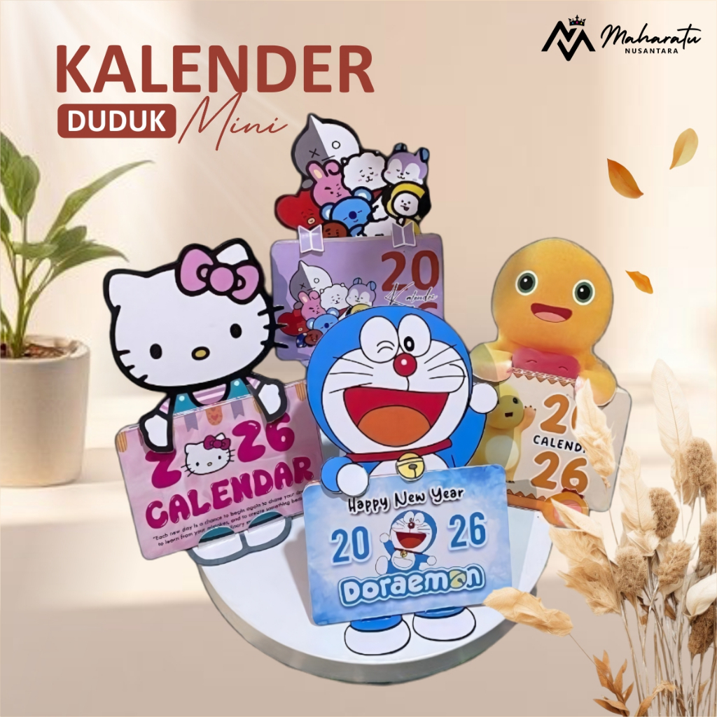 Jual KALENDER DUDUK MINI - KALENDER MEJA AESTHETIC- KALENDER MINI NEW ...