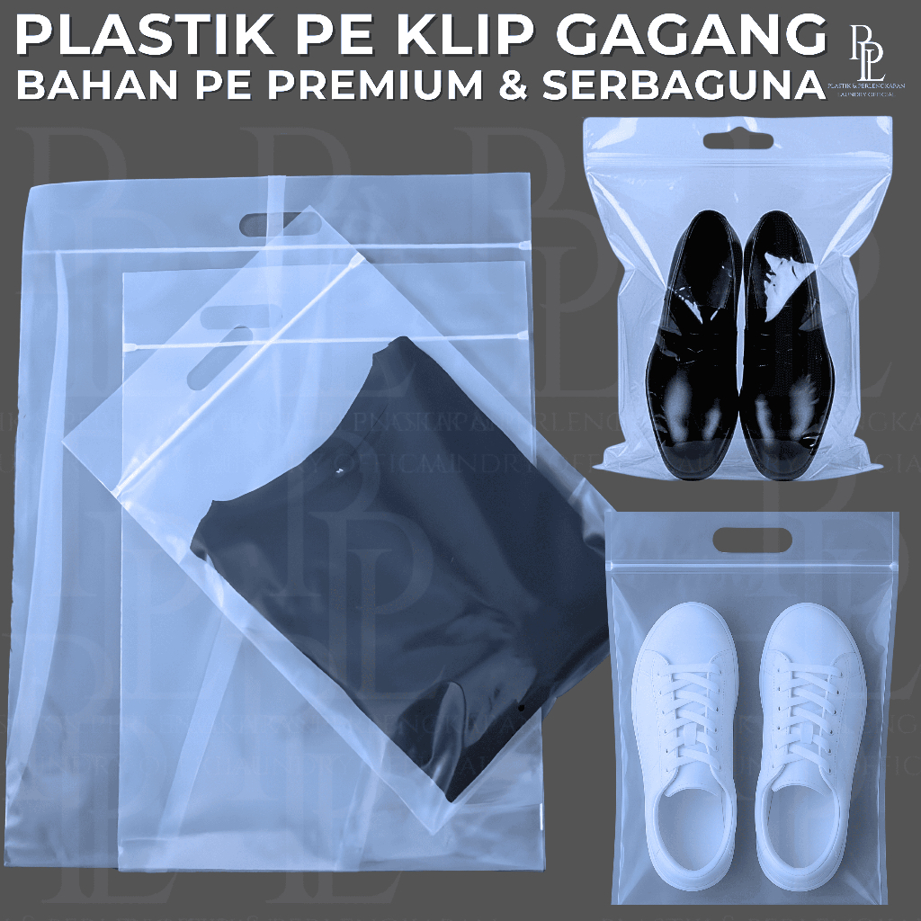 Jual PLASTIK PE KLIP ZIPLOCK GAGANG ISI 50 PCS | ZIPLOCK JUMBO ...