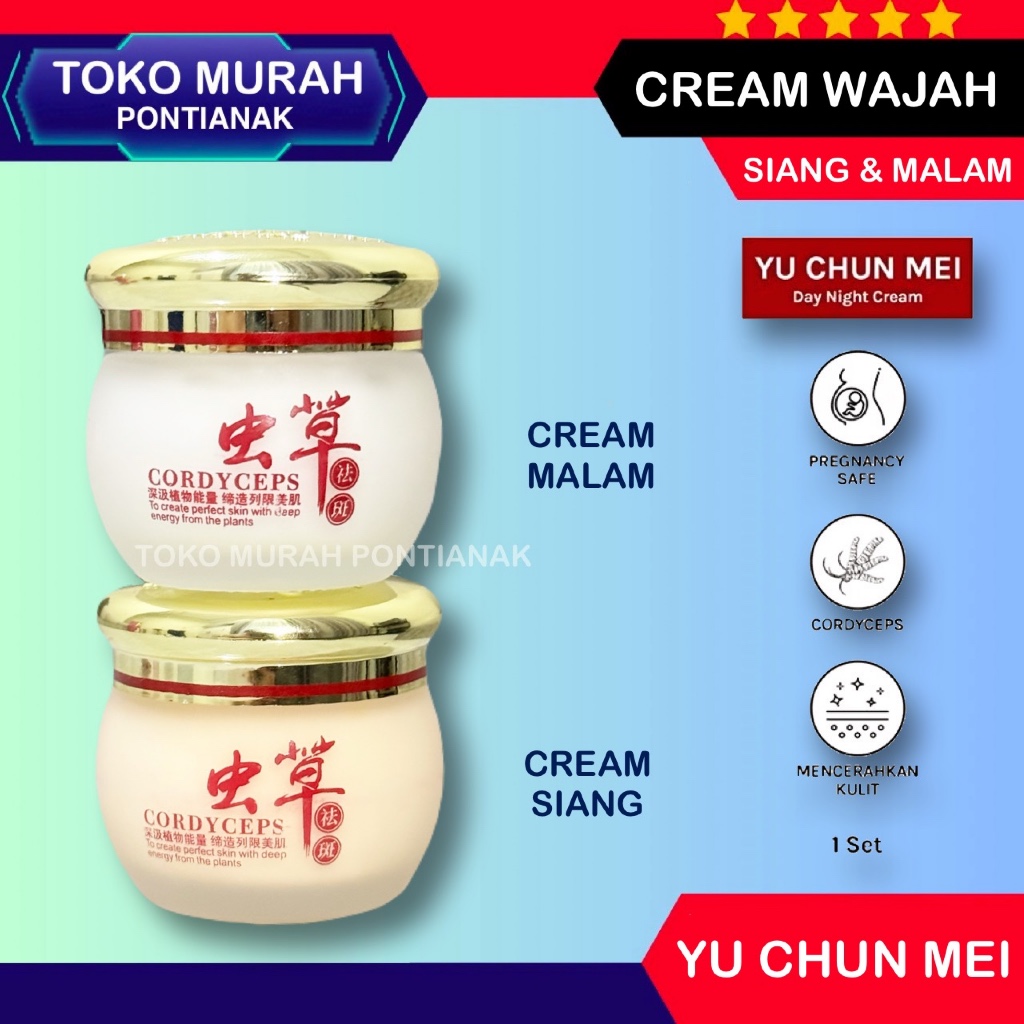 Jual Yu Chun Mei - Cream Cordyceps Siang dan Malam, Cream Yu Chun Mei ...