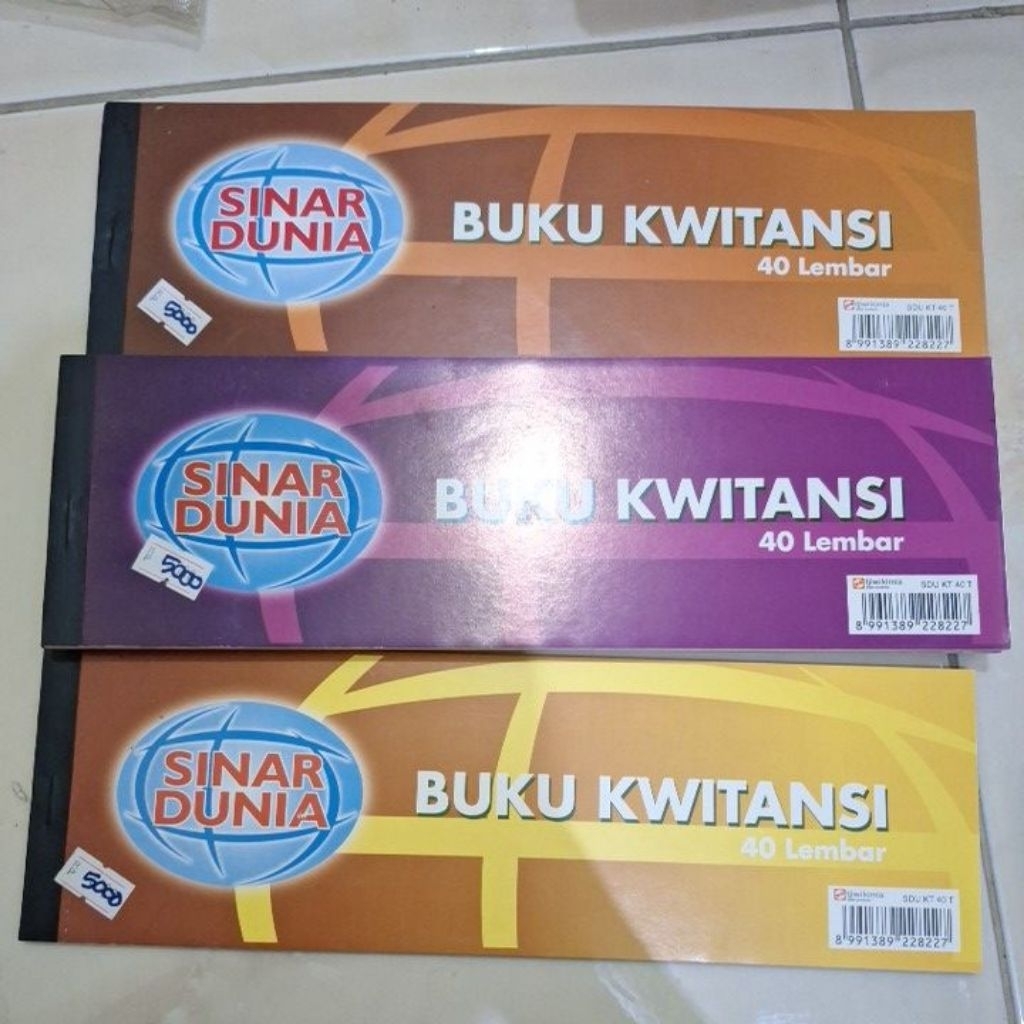 Jual Buku Kwitansi Besar SiDu 40 lembar murah | Shopee Indonesia