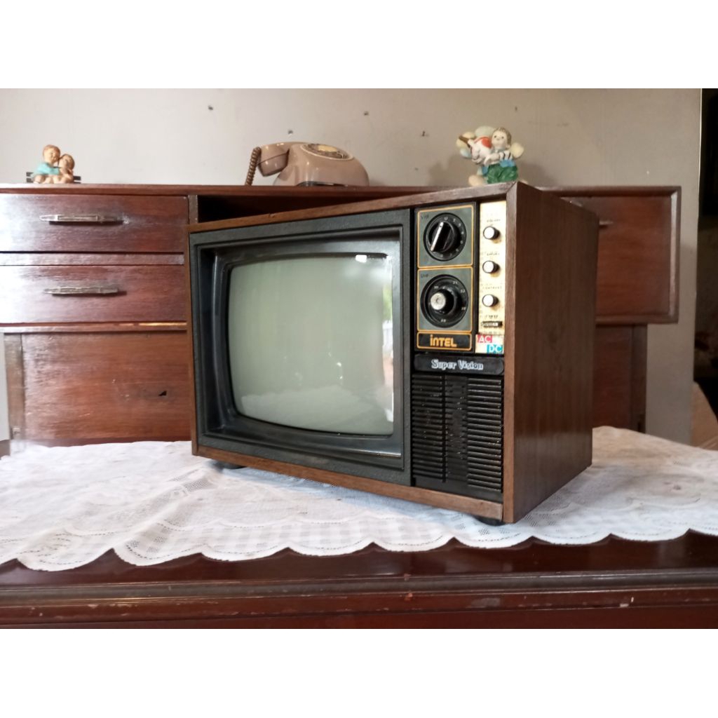 Jual Televisi TV Jadul Antik Merk INTEL Vintage Kondisi Fisik Mulus ...