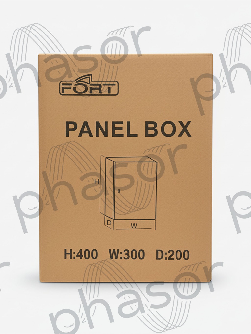 Jual Box Panel Metal Indoor Plat 1mm Full 400x300x200 Fort FMBI403020 ...