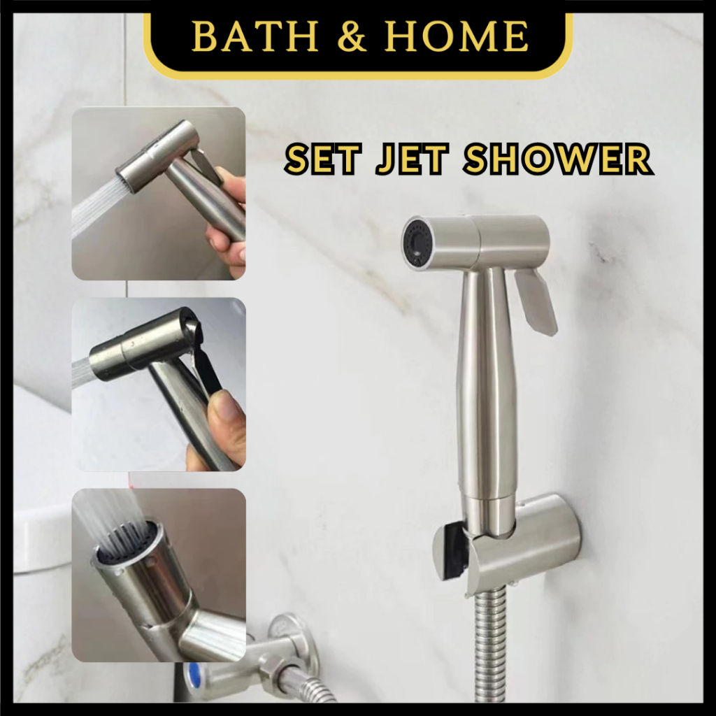 Jual Bath & Home - 1 Set Jet Shower tahan karat closet Jet Shower Kamar ...