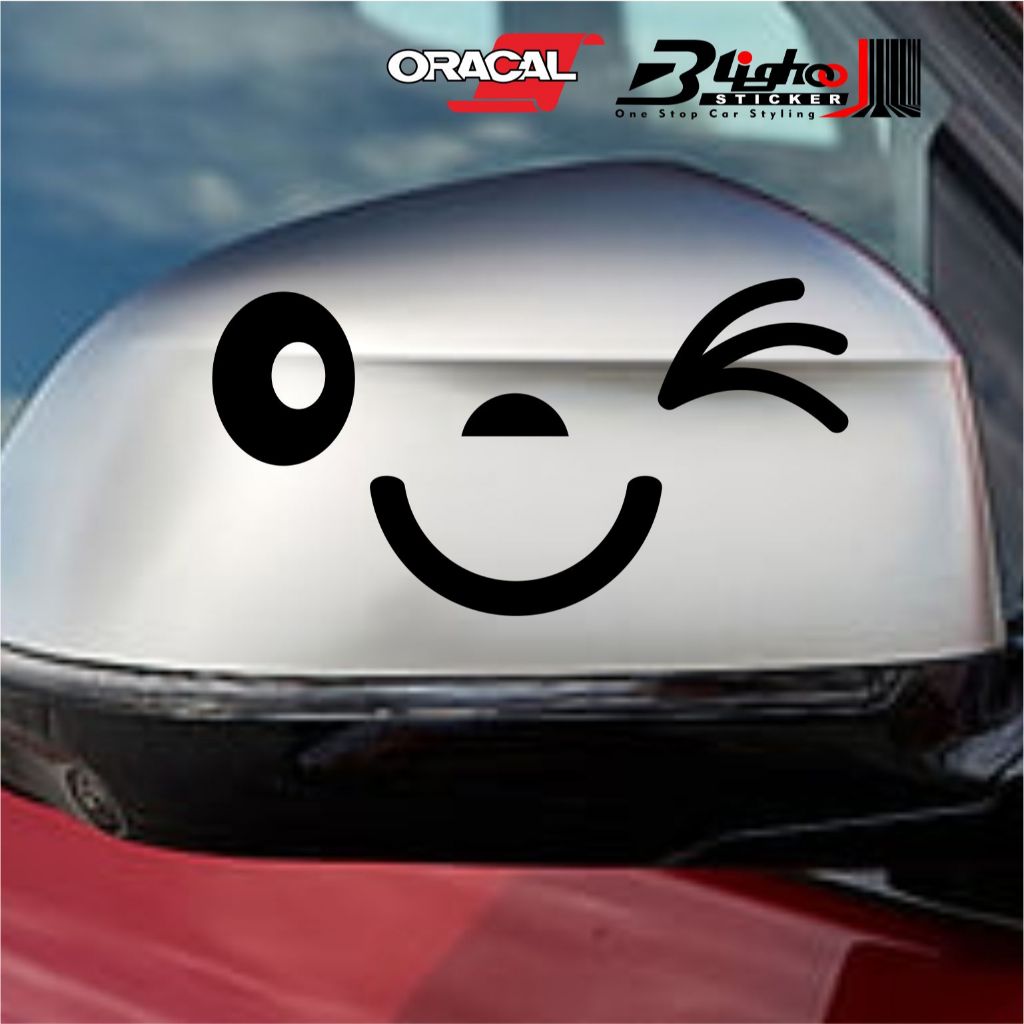 Jual blighoo - cutting stiker spion mobil mata kedip winking eyes blink ...