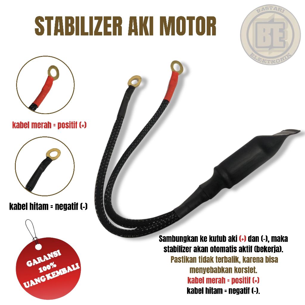 Jual STABILIZER AKI MOTOR TYPE R1 (BE) | Shopee Indonesia