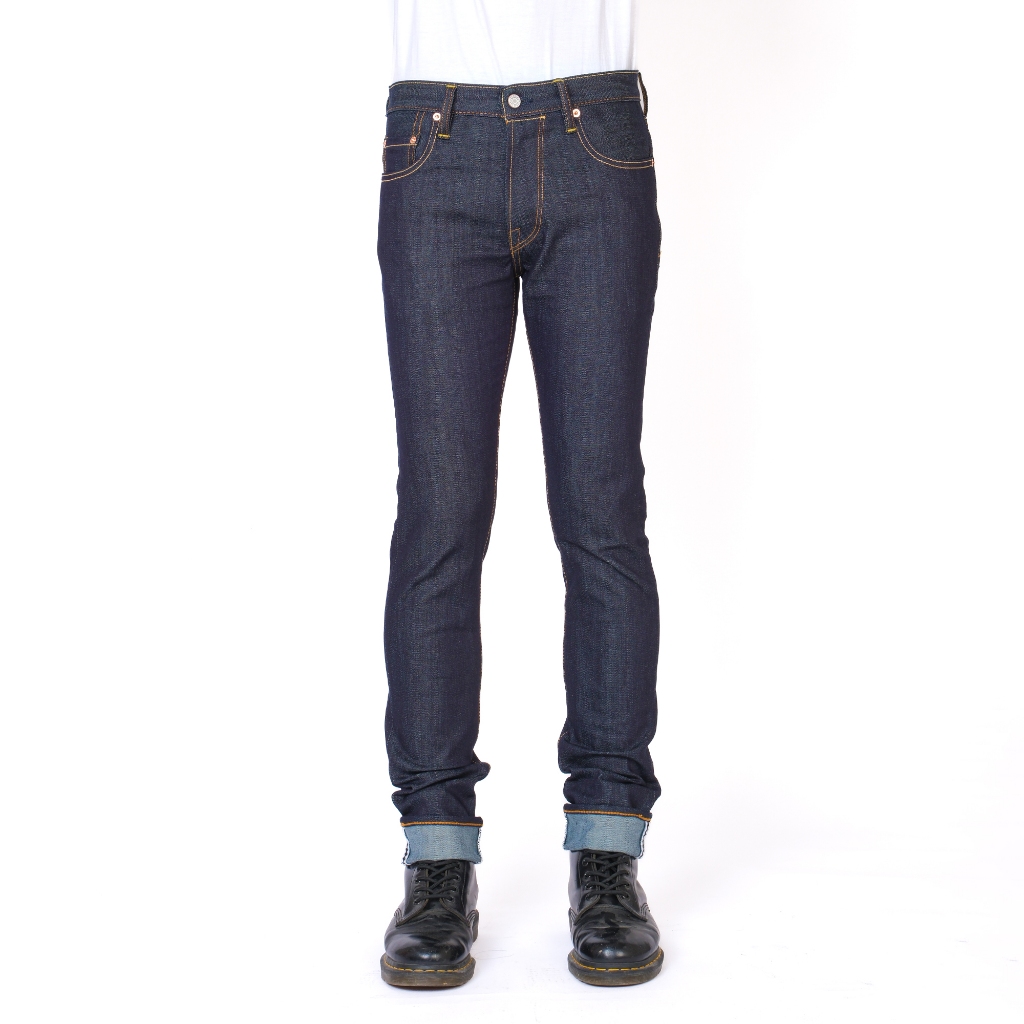 Jual Bespoke Project - Celana Jeans Pria Origin Raw Denim Tappered Fit ...