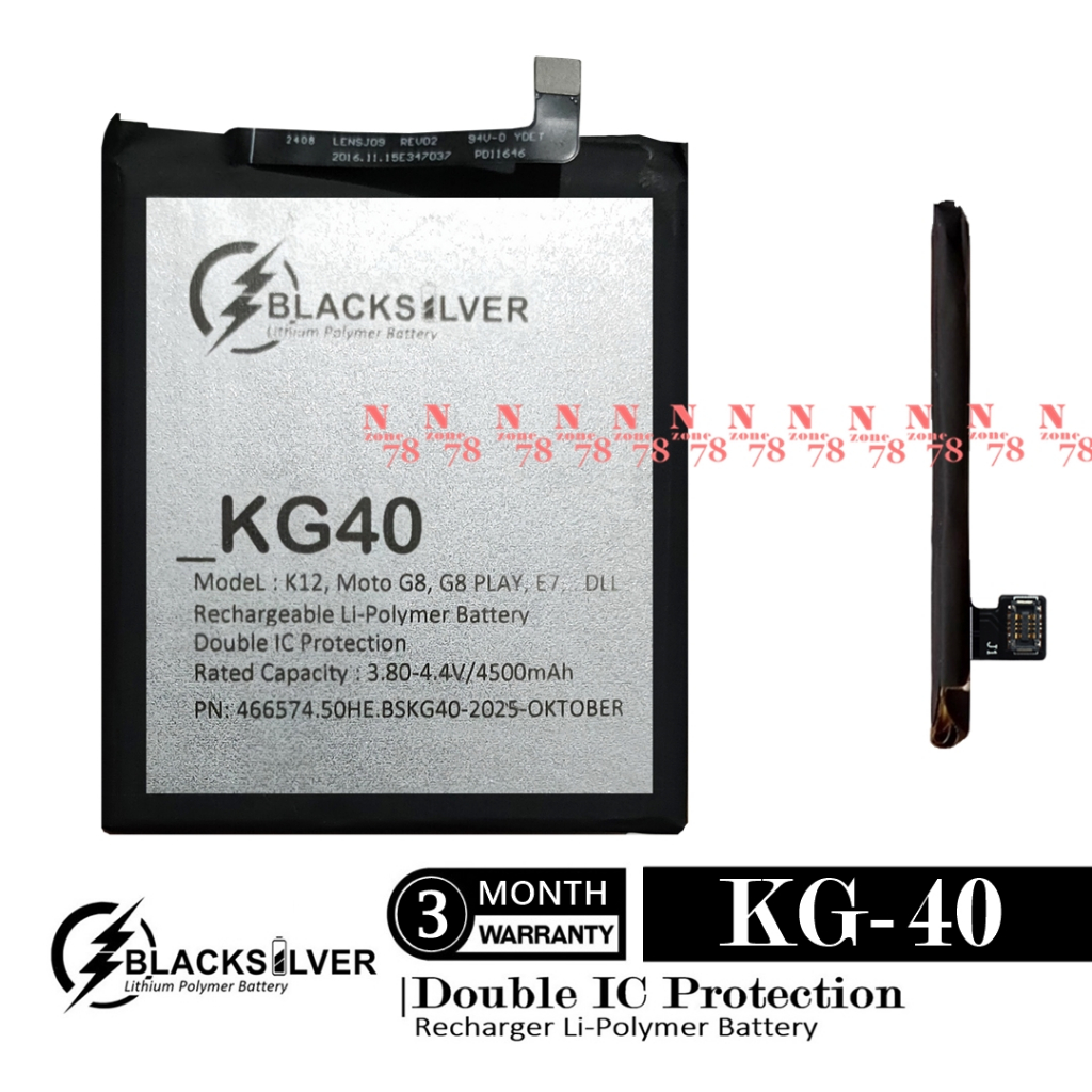 Jual Baterai Lenovo K12 Moto G8 G8 Play E7 KG40 Double 2IC Protection ...