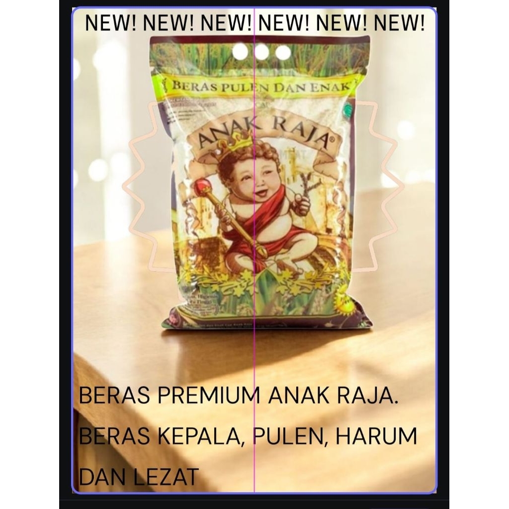 Jual BERAS PREMIUM CAP ANAK RAJA 5KG | Shopee Indonesia