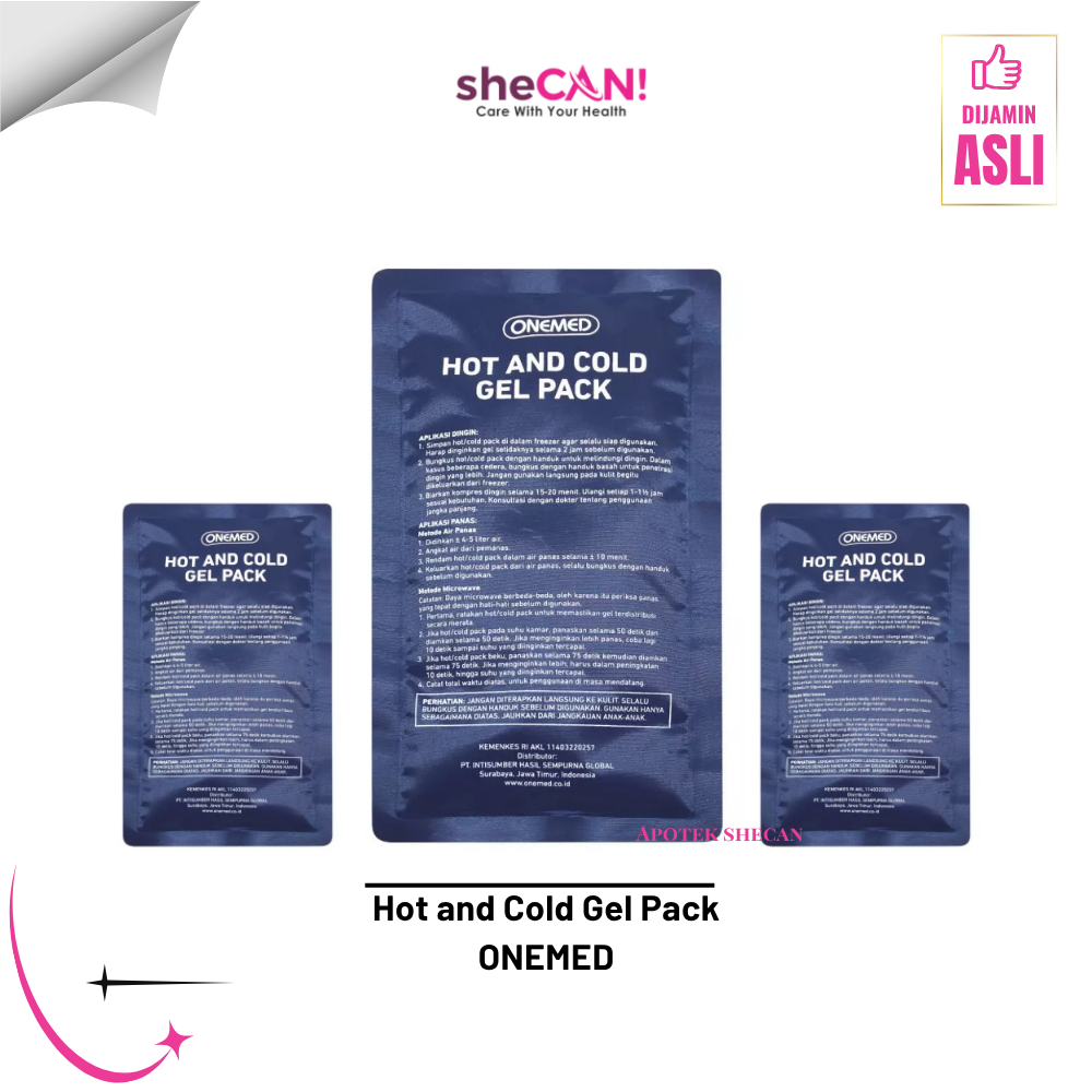 Jual Hot and Cold Gel Pack ONEMED // Alat Kompres Bantal Panas Dan ...