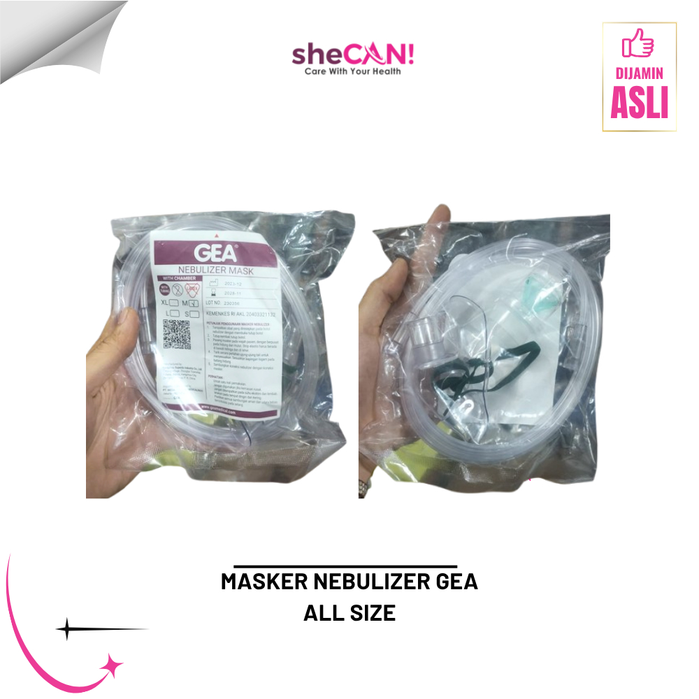 Jual Masker Nebulizer GEA ALL VARIANT - Bayi Anak Dewasa Merk GEA ...