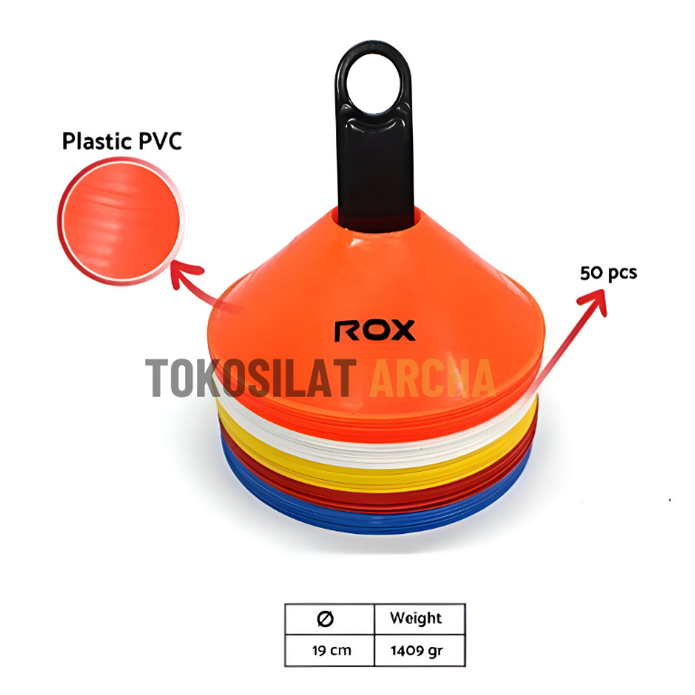 Jual Cone Mangkuk Rox 1 Set Isi (50pcs) + tas & hanger dan Eceran ...