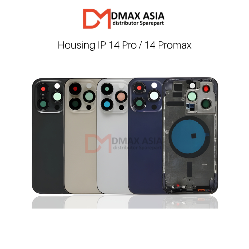Jual Dmax-Asia Housing Casing Belakang IP 14 Pro / 14 Promax Original ...
