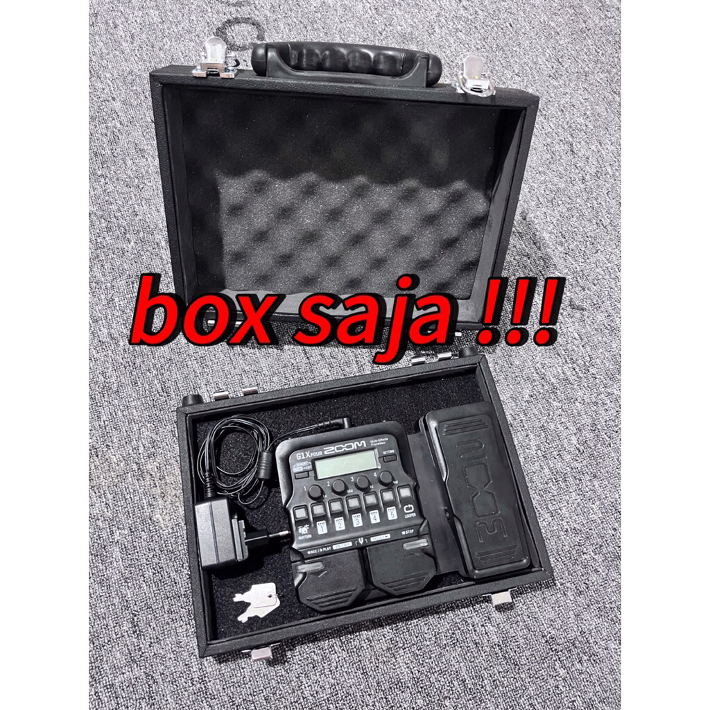 Jual hardcase efek gitar zoom g1x four box efek zoom g1x four | Shopee ...