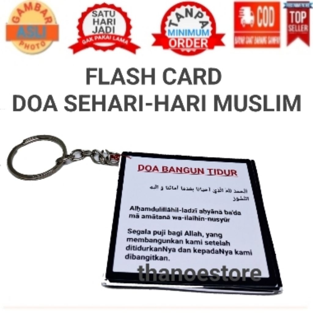 Jual Flash card Doa Sehari Hari Muslim Bahasa Arab Dengan Terjemahan ...